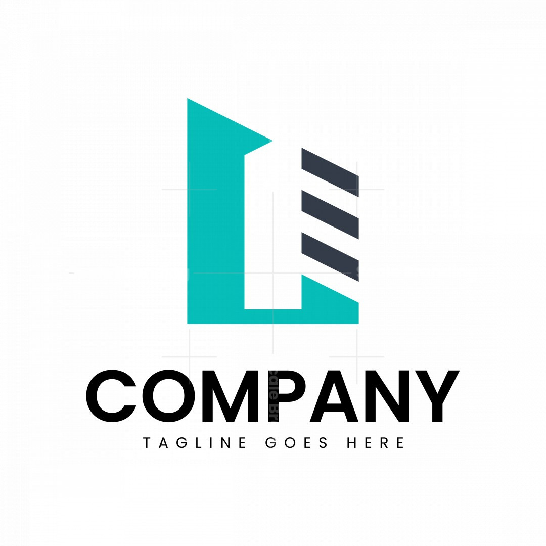 L Monogram Building Logo | Scalebranding