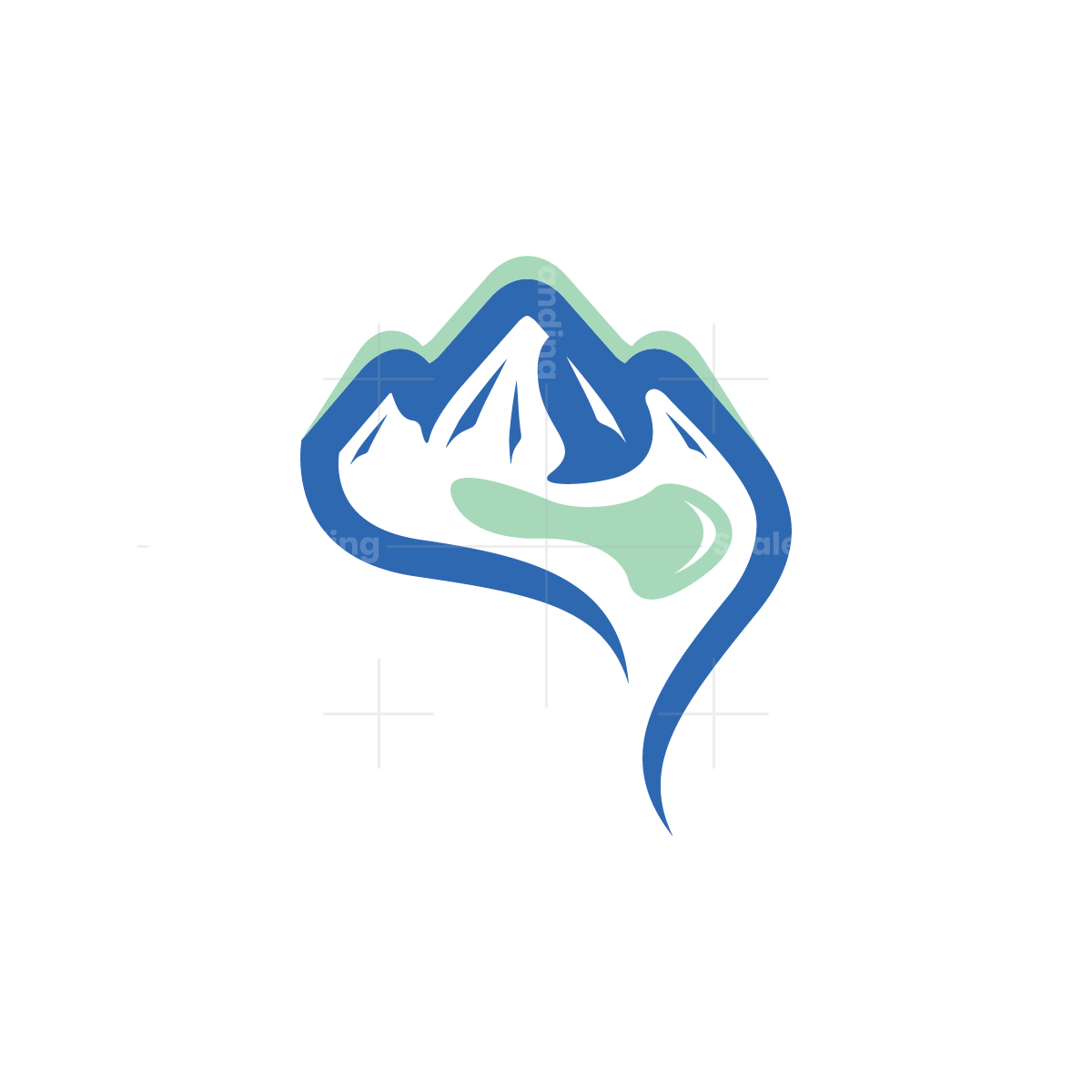 Lake Blue Mountain Logo | Scalebranding