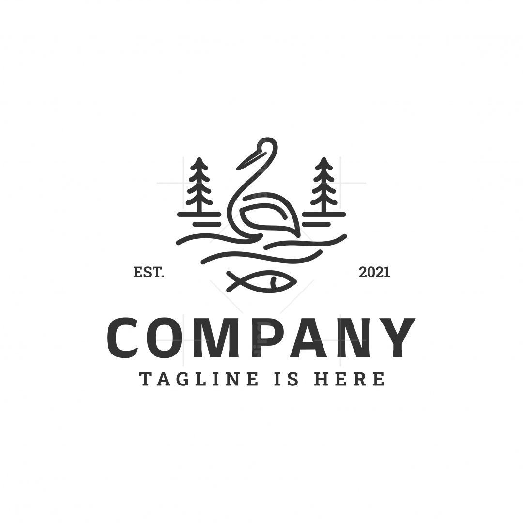 Lake Monoline Logo | Scalebranding