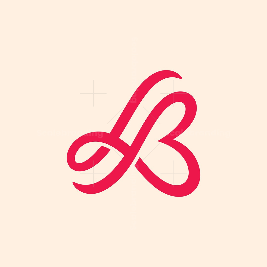 LB Initial Beauty Logo Design | Scalebranding