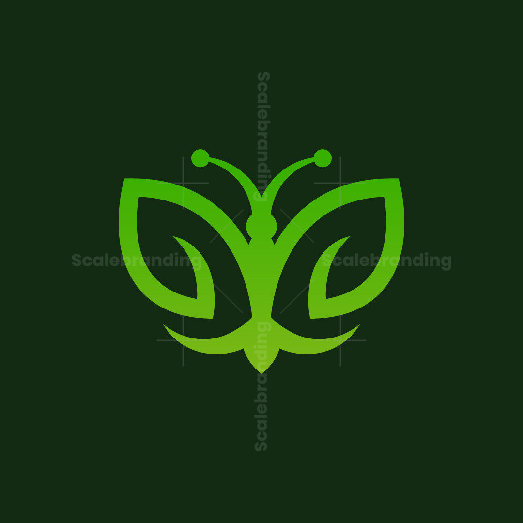 Leaf Butterfly Logo | Scalebranding