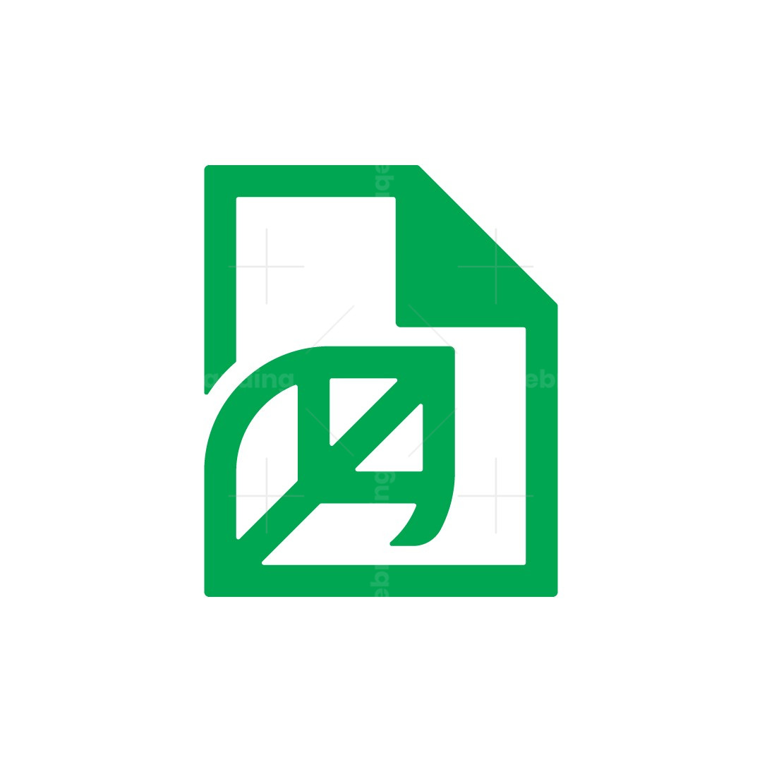 Leaf Document Logo | Scalebranding