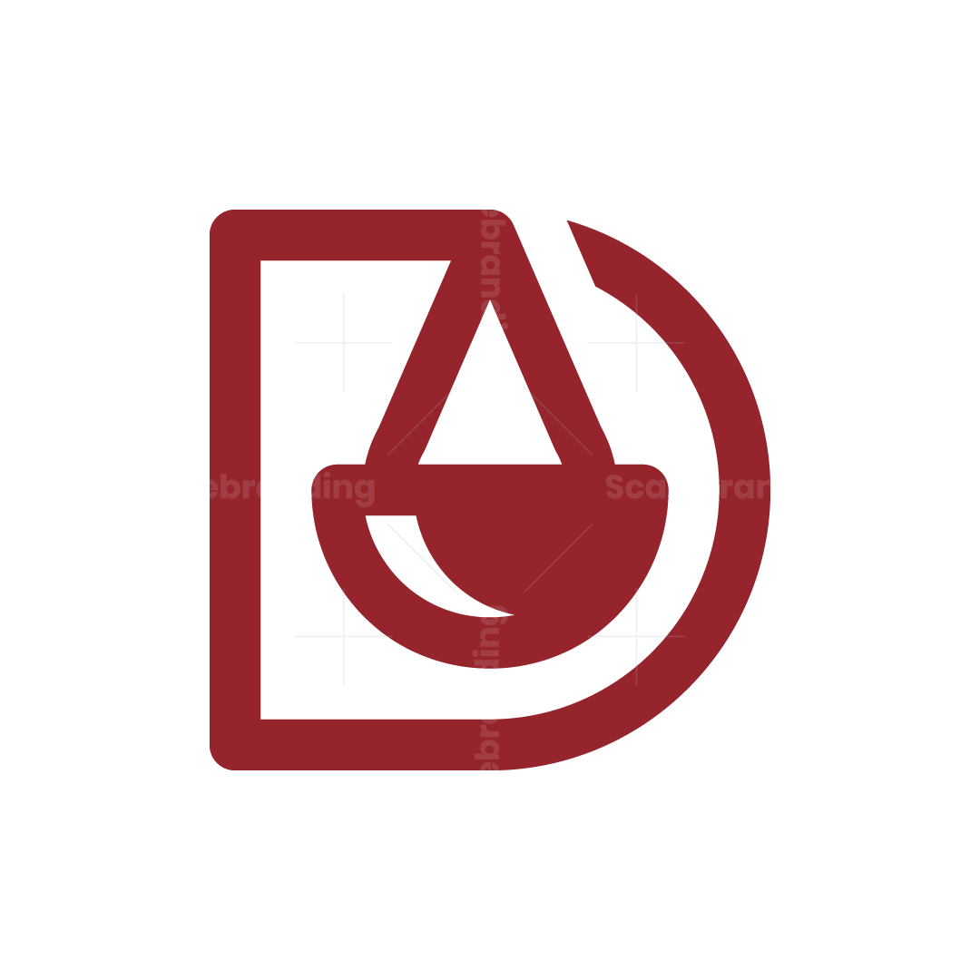 Letter D Legal Logo | Scalebranding