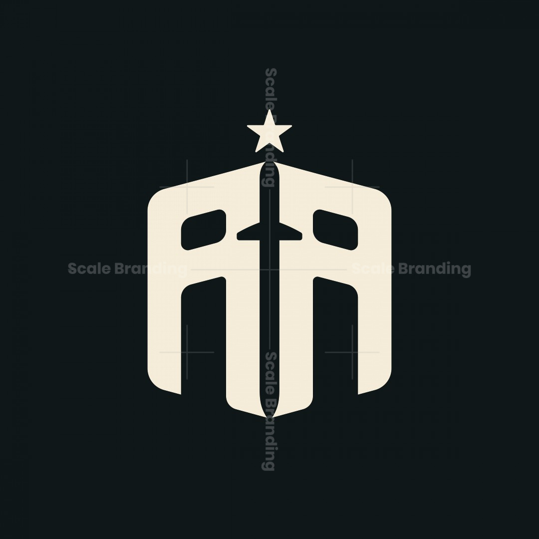 Lerrer AA sword logo | Scalebranding