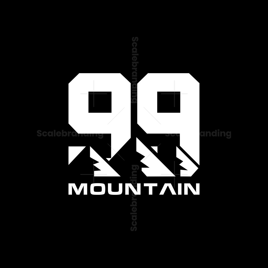 Letter 99 Mountain logo | Scalebranding