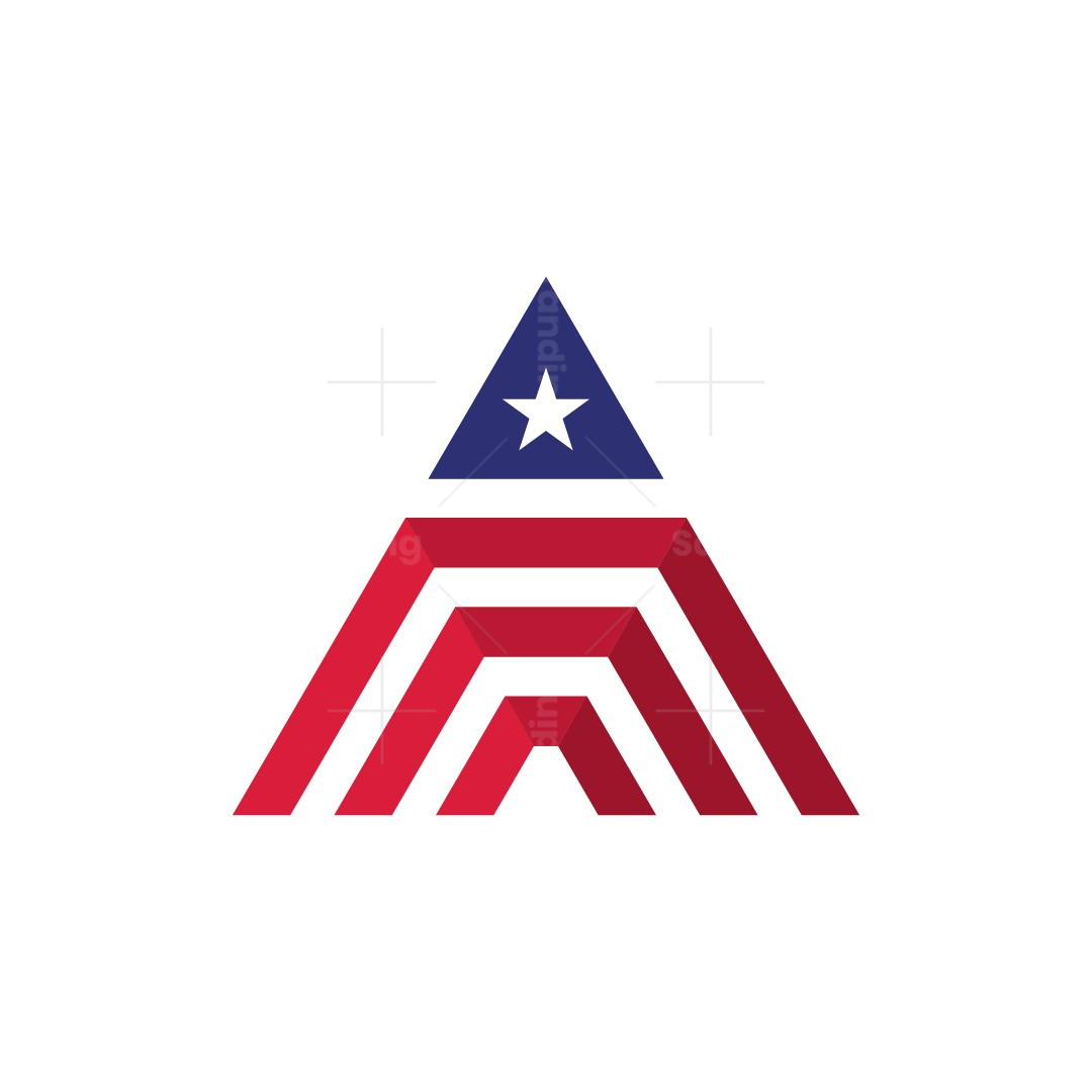 Letter A America Logo | Scalebranding