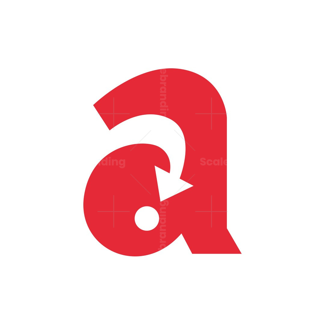 Letter A And An Arrow Logo | Scalebranding