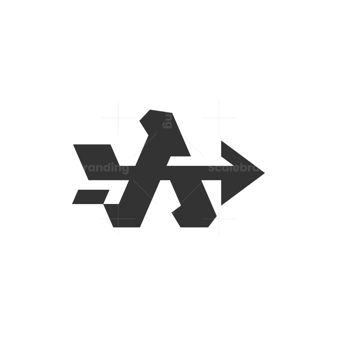 Letter A Arrow Logo Concept | Scalebranding