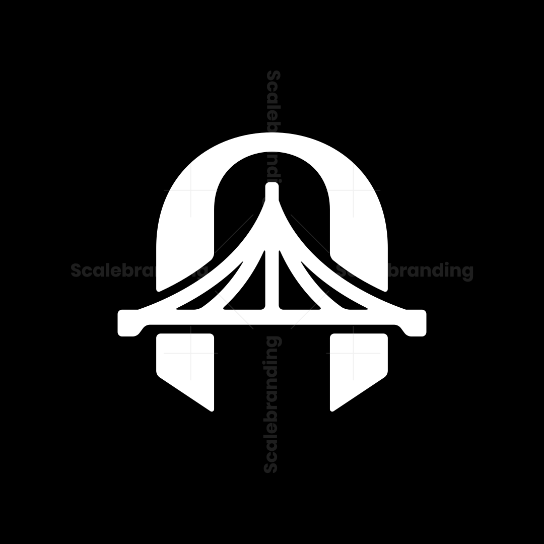 Iconic Letter A Bridge Logo | Scalebranding