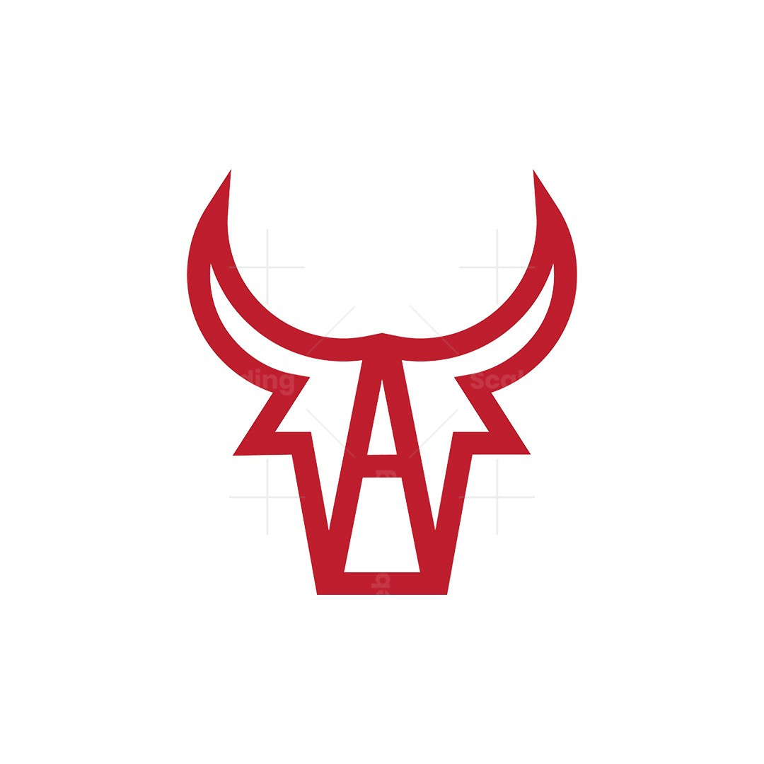 Letter A Bull Logo | Scalebranding