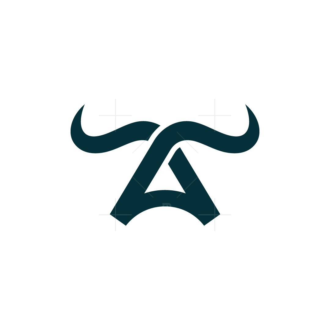 Letter A Bull Logo | Scalebranding