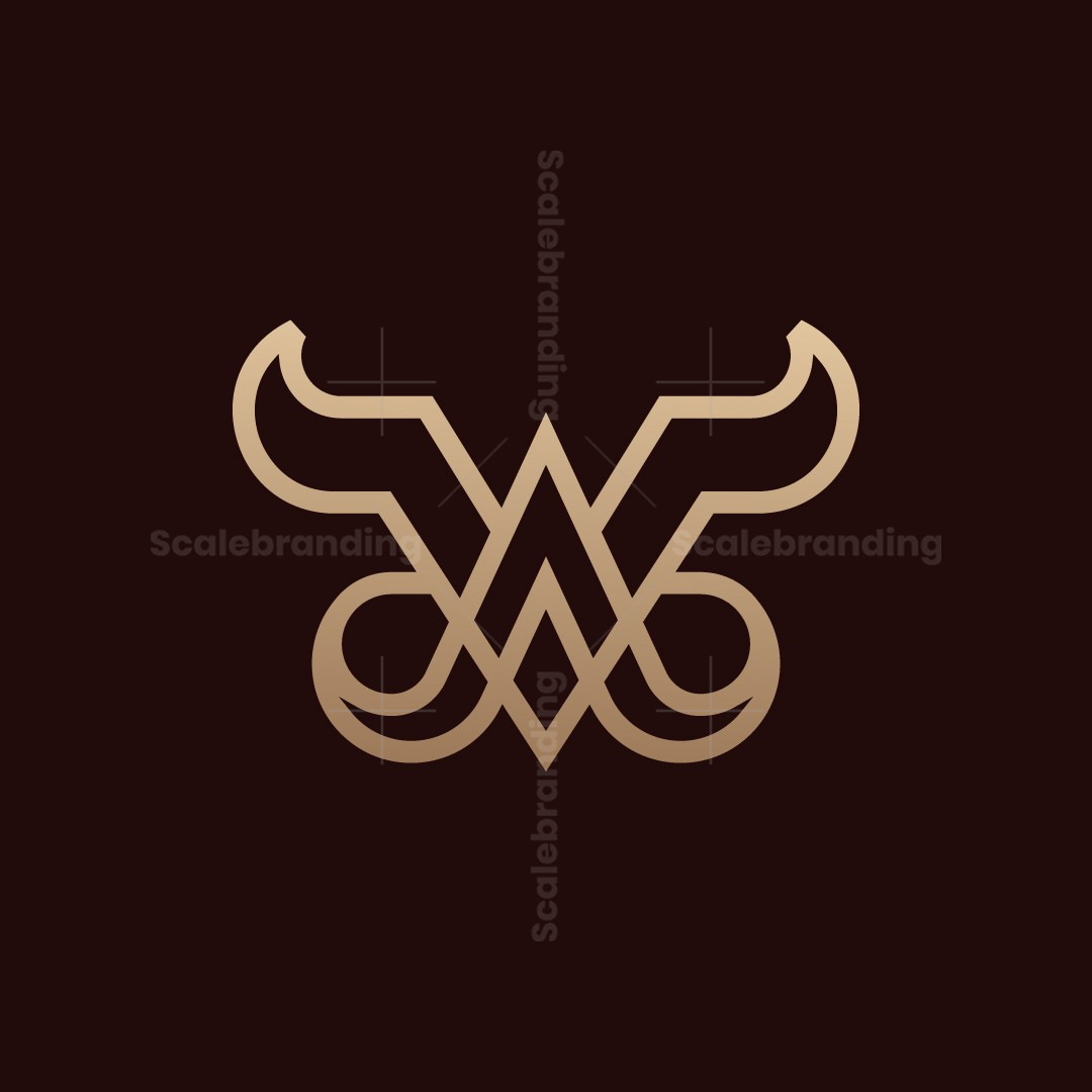 Letter A Bullhead Logo | Scalebranding