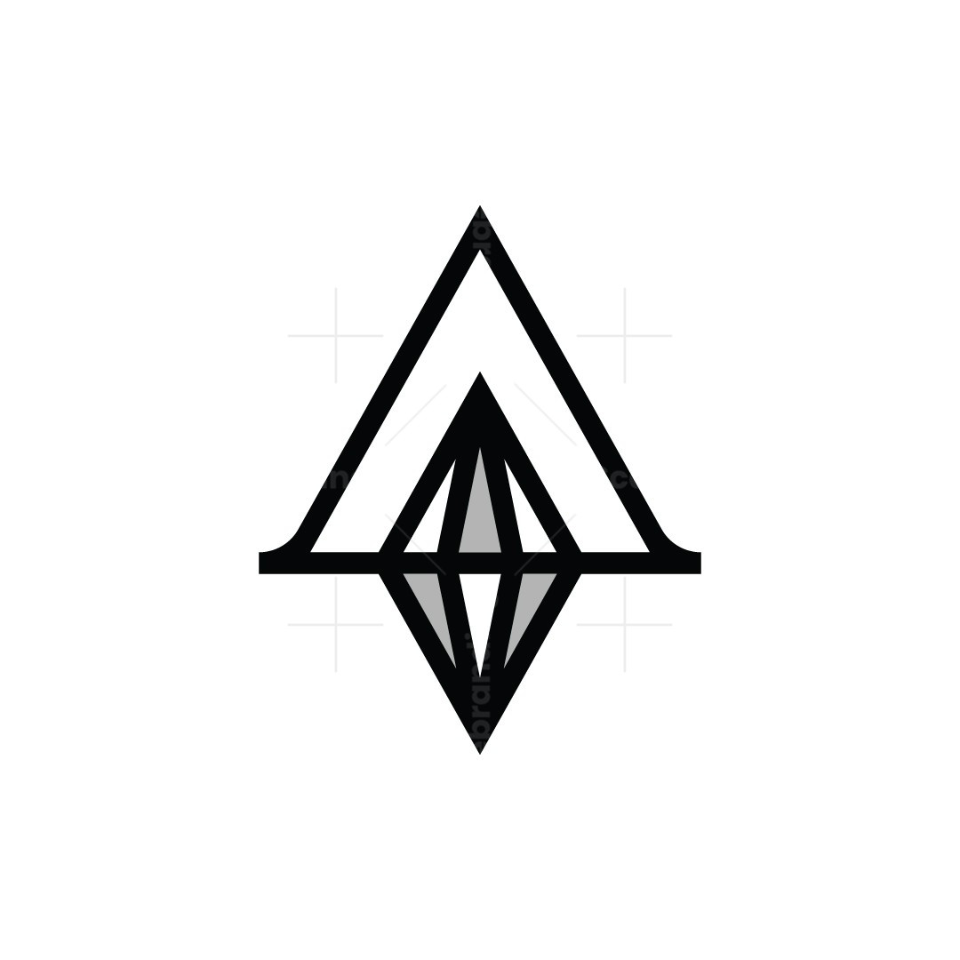Letter A Diamond Logo | Scalebranding