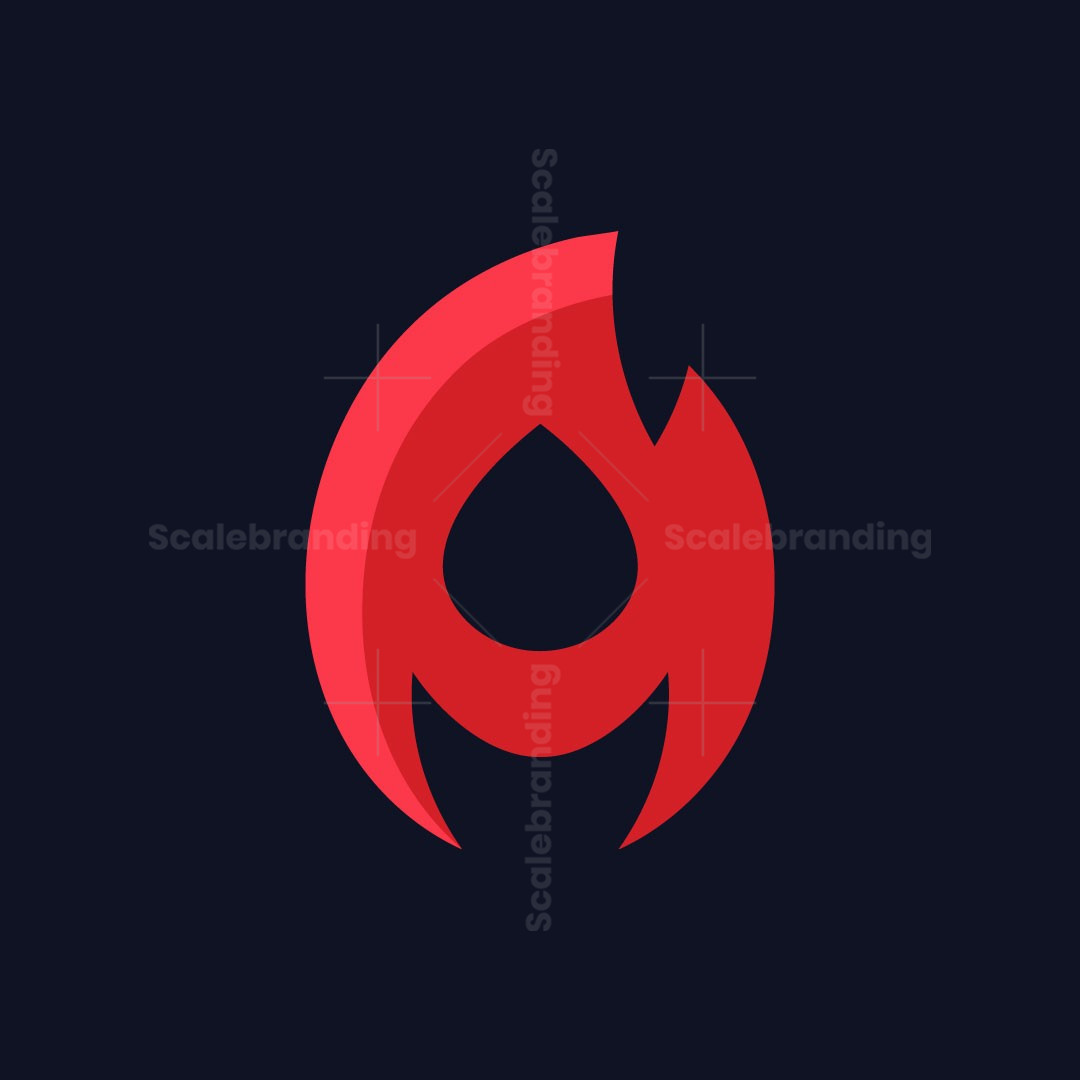 Letter A fire logo | Scalebranding