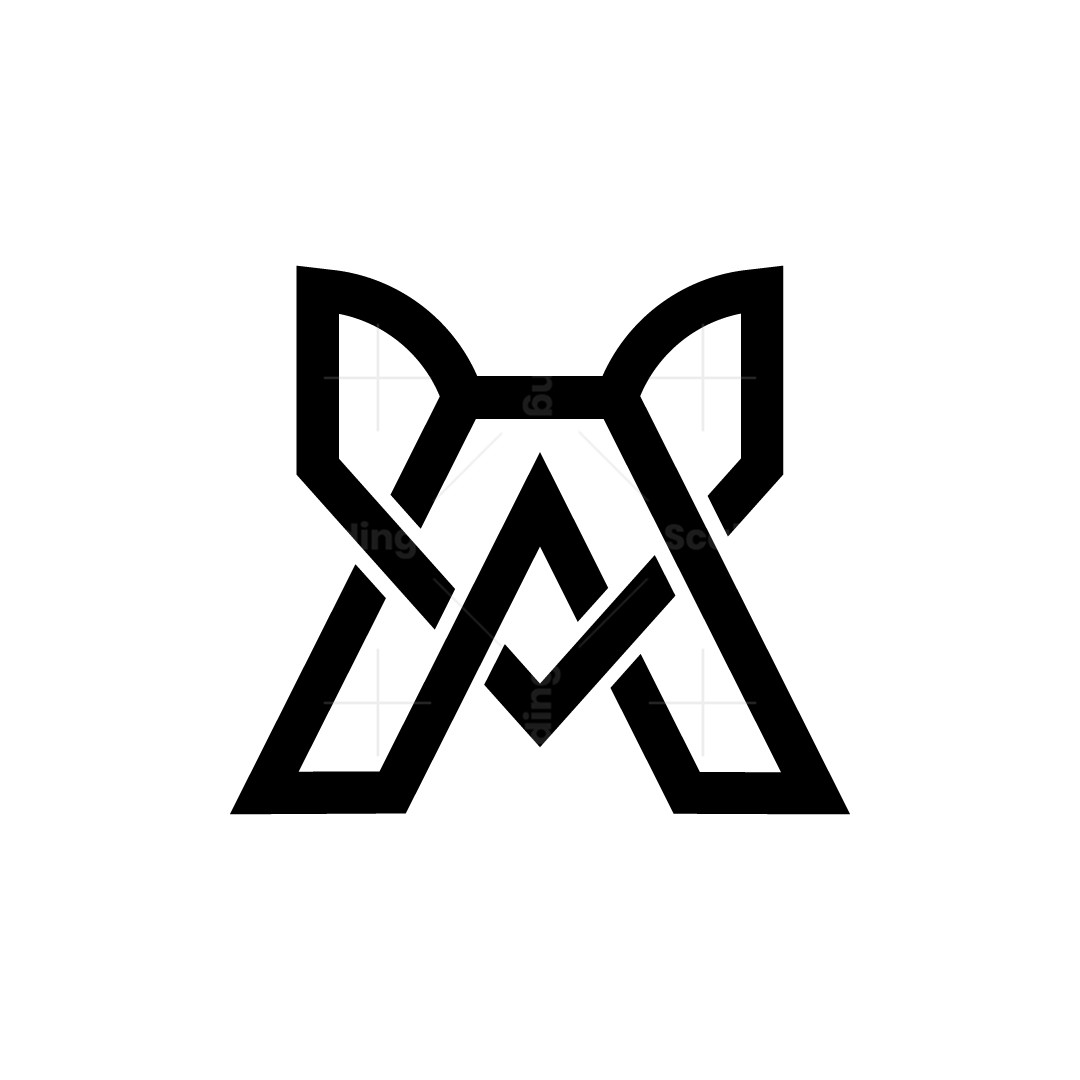 Letter A Fox Head Logo | Scalebranding