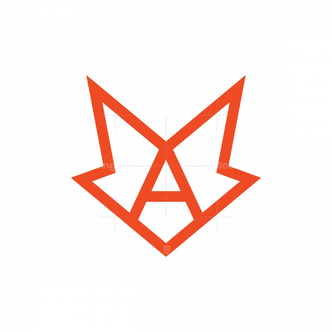 Letter A Fox Logo | Scalebranding