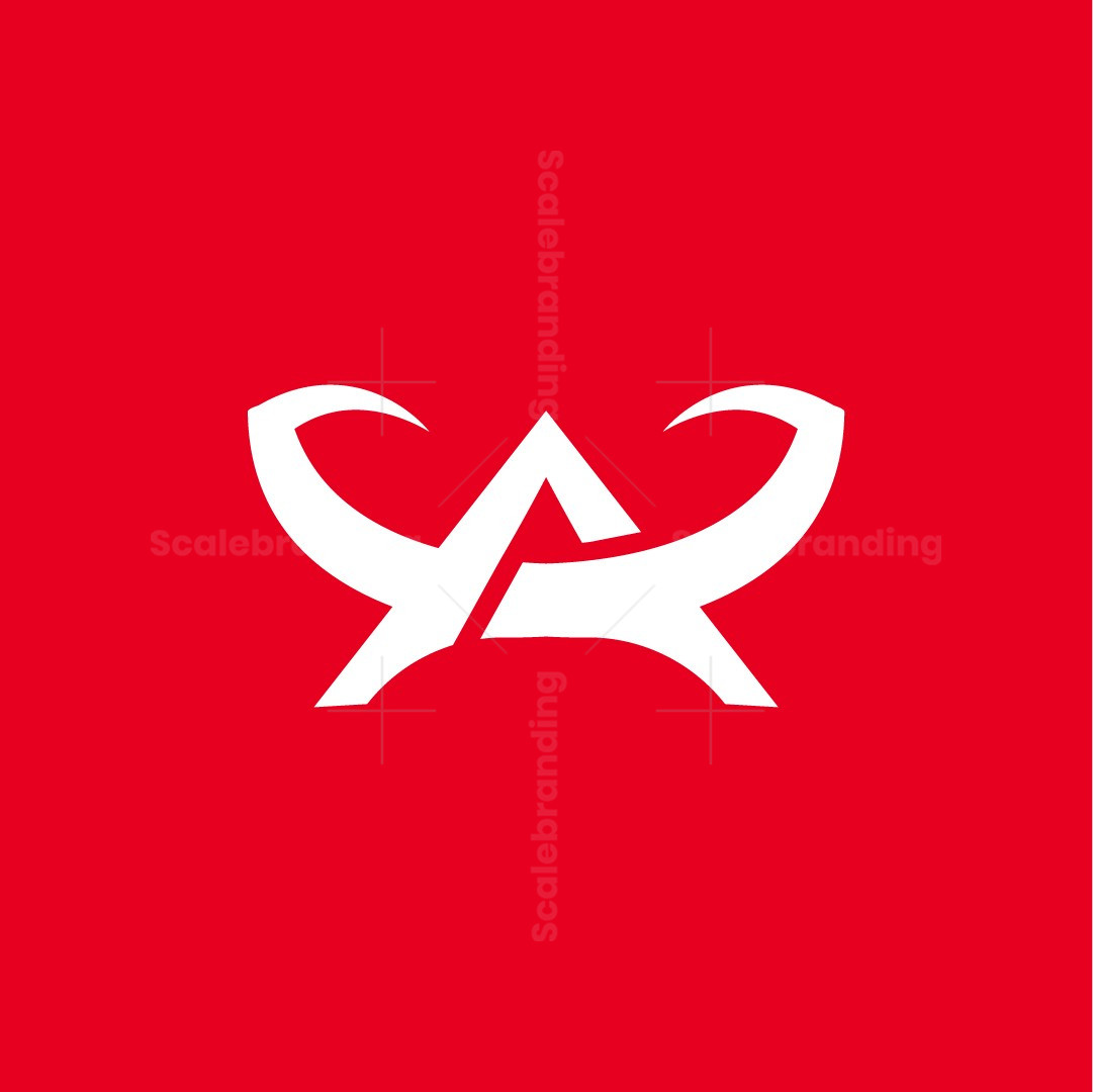 Letter A Horn Bull Logo | Scalebranding