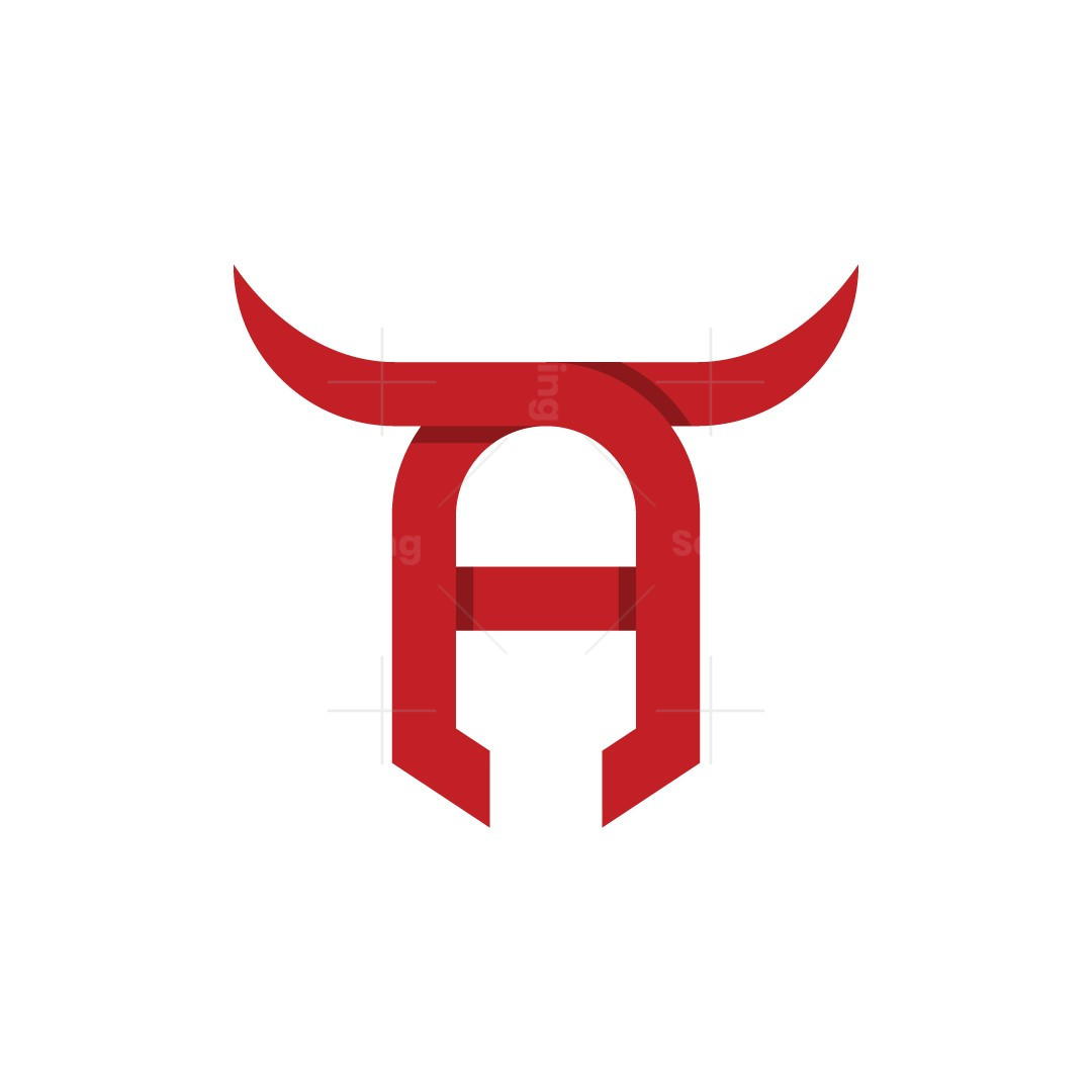 Letter A Horned Logo | Scalebranding