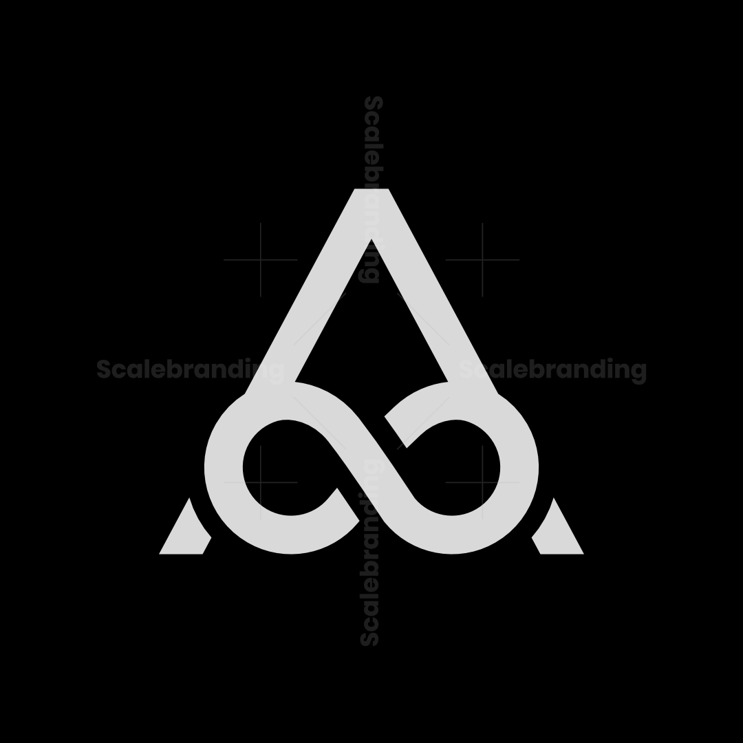 Creative Letter A Modern Infinity Logo | Scalebranding