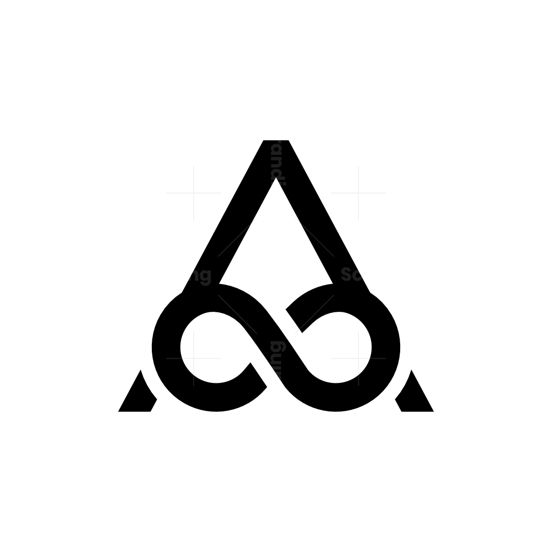 Creative Letter A Modern Infinity Logo | Scalebranding