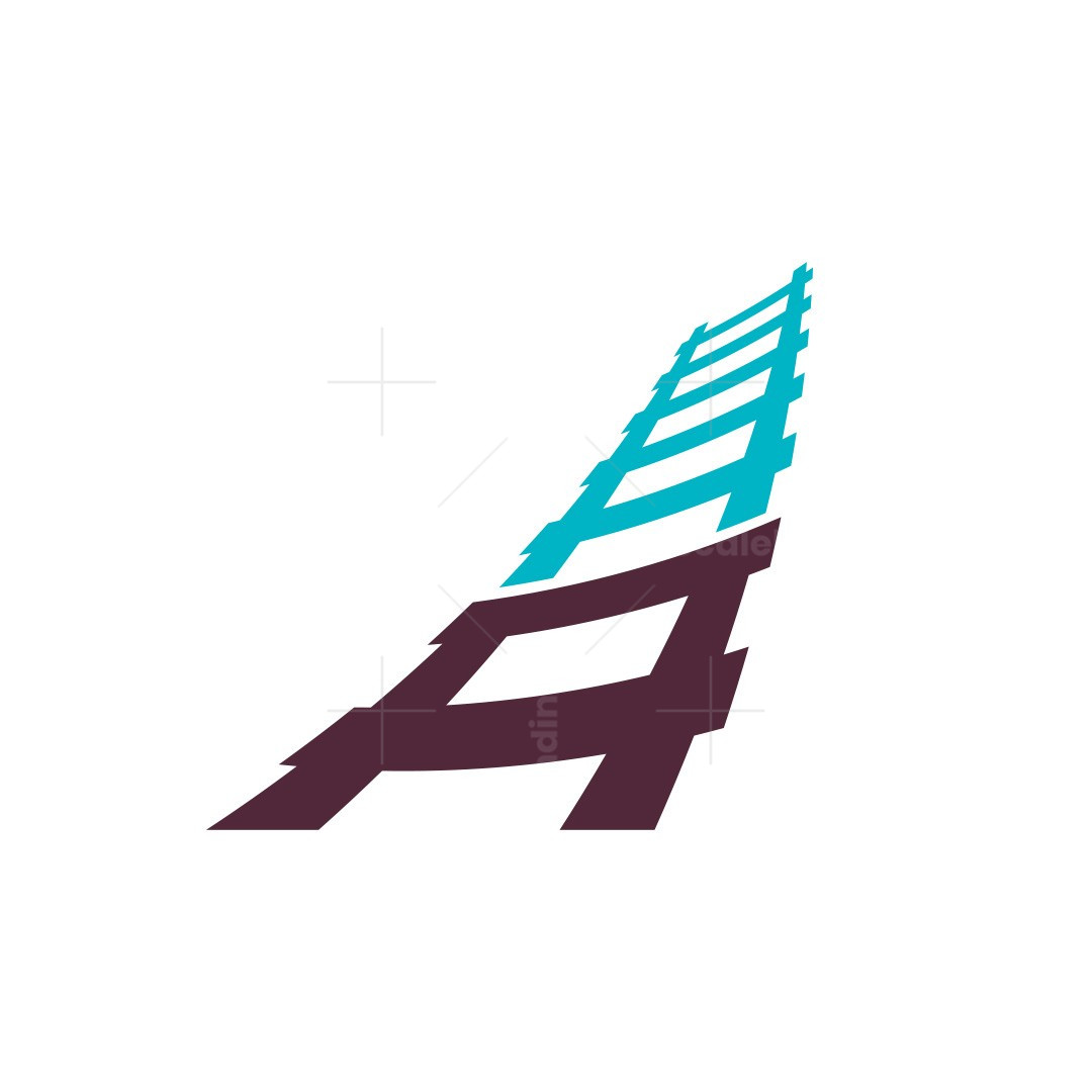 Letter A Ladder Logo | Scalebranding