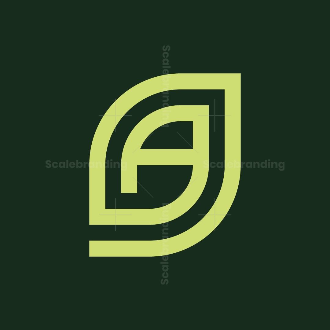 Letter A Leaf Logo | Scalebranding