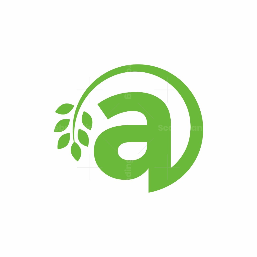 Letter A Leaf Logo | Scalebranding