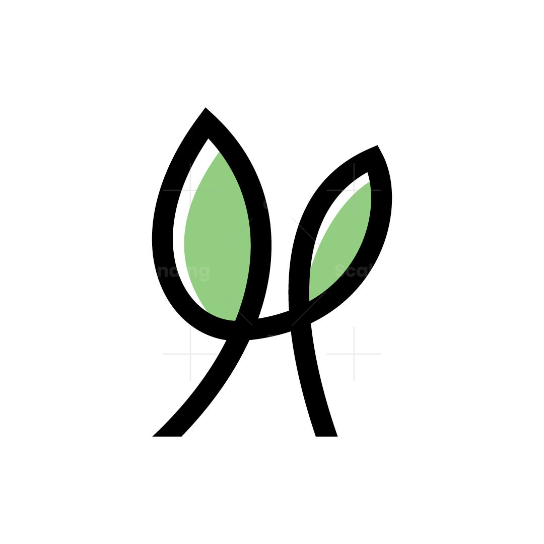 Letter A Leaf Logo | Scalebranding