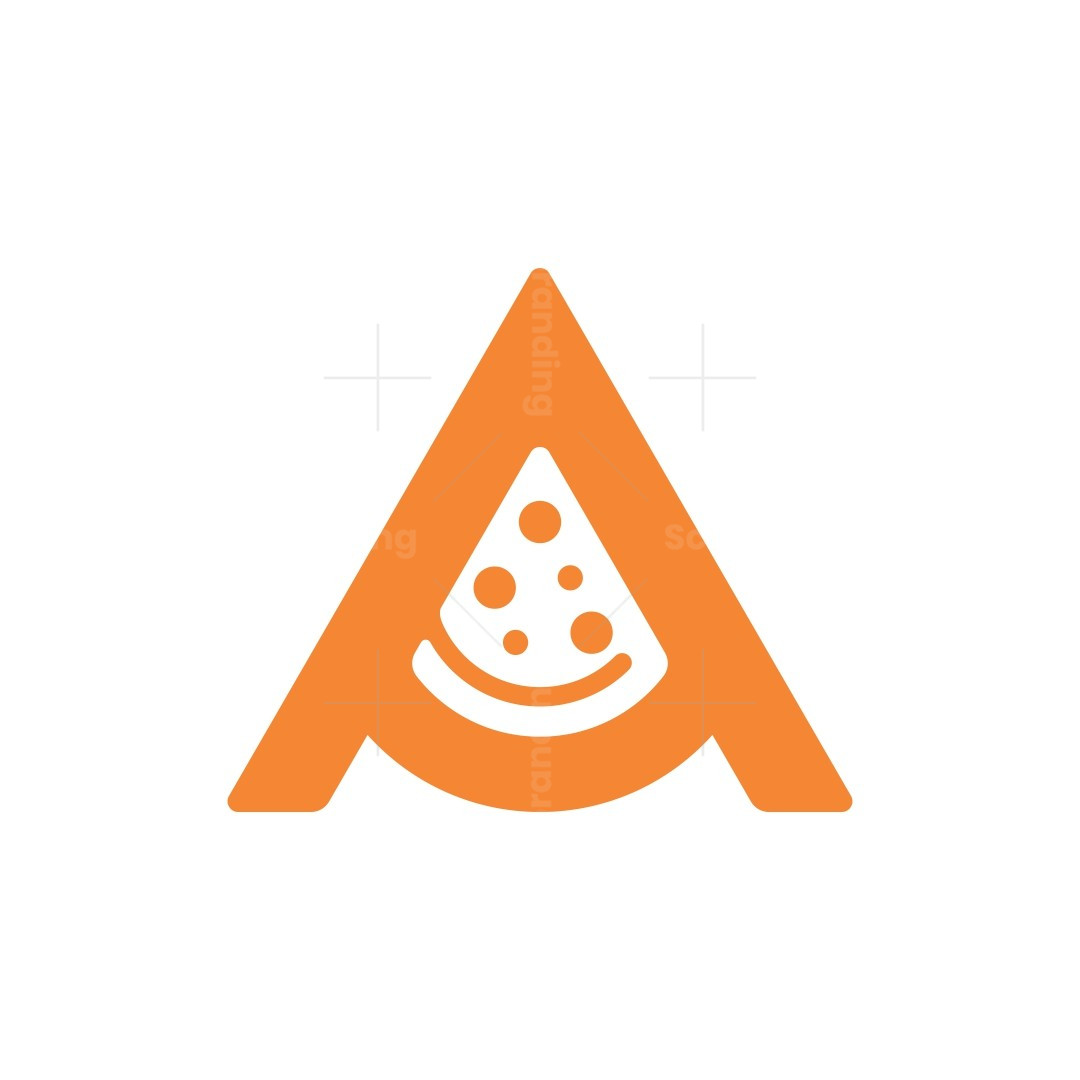Letter A Pizza Logo | Scalebranding