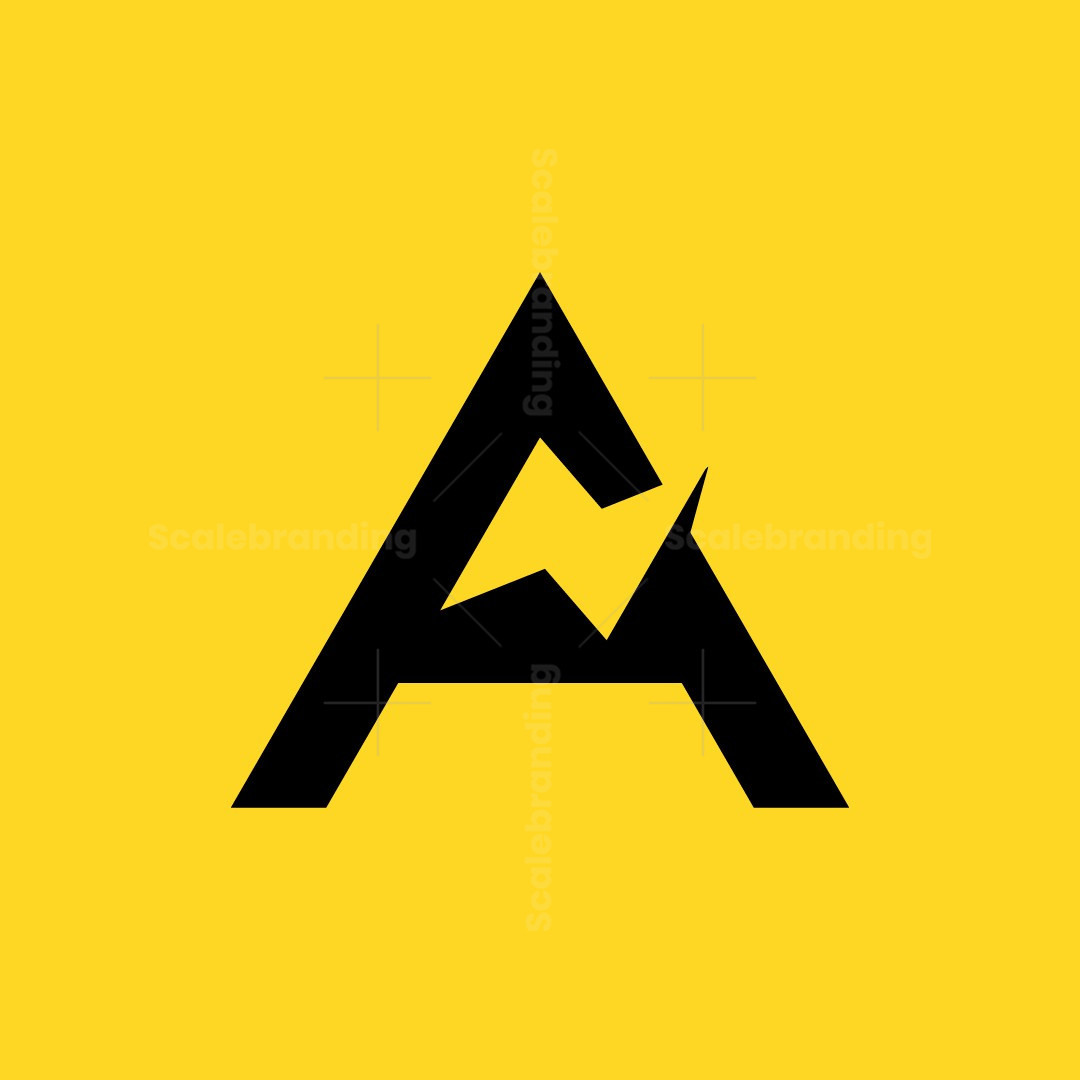 Letter A Power Logo | Scalebranding