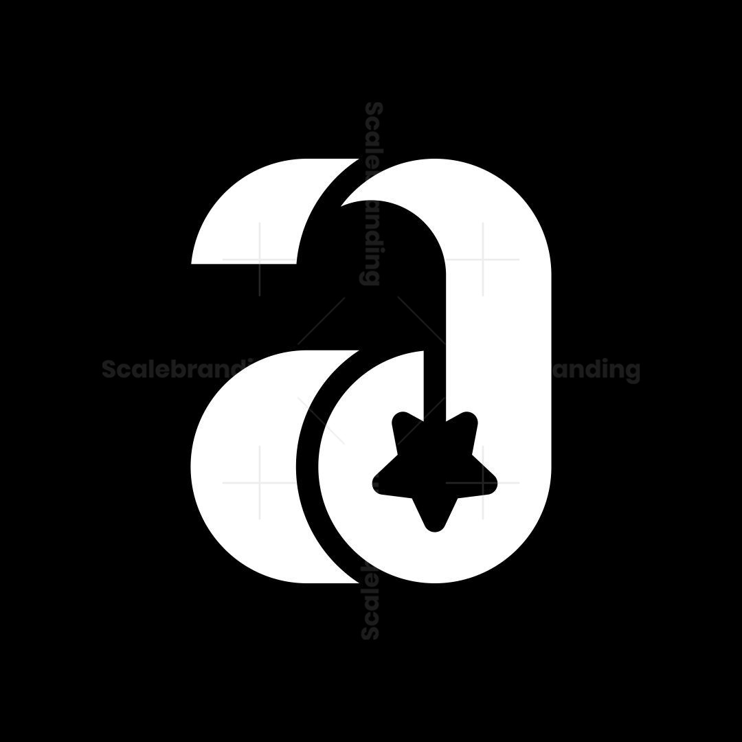 Letter A Star Logo | Scalebranding