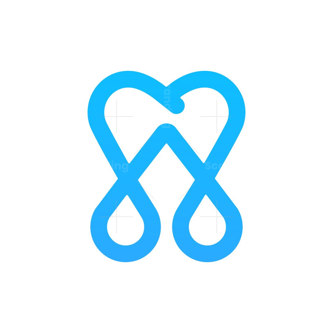 Letter A tooth logo | Scalebranding