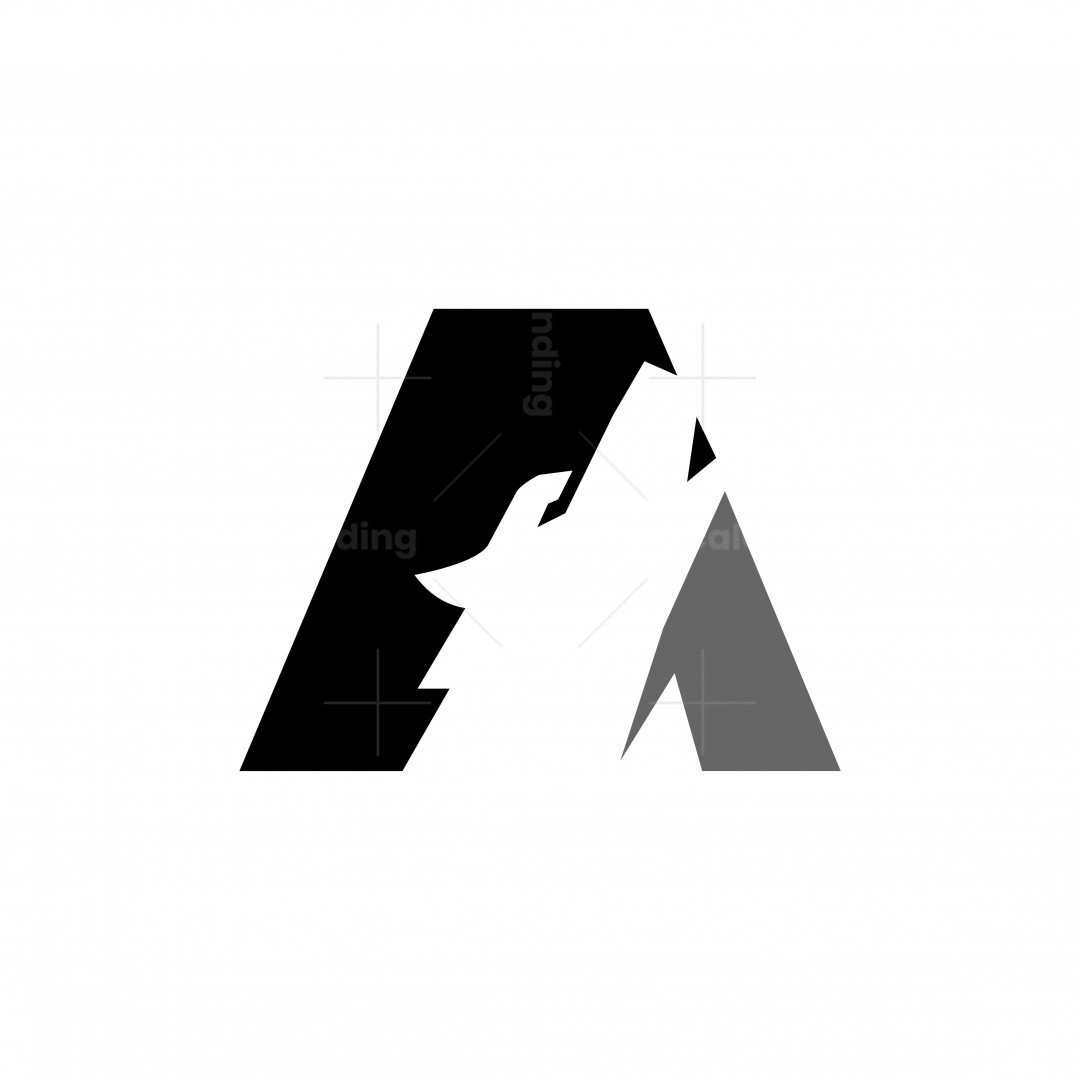 Letter A Wolf Logo | Scalebranding