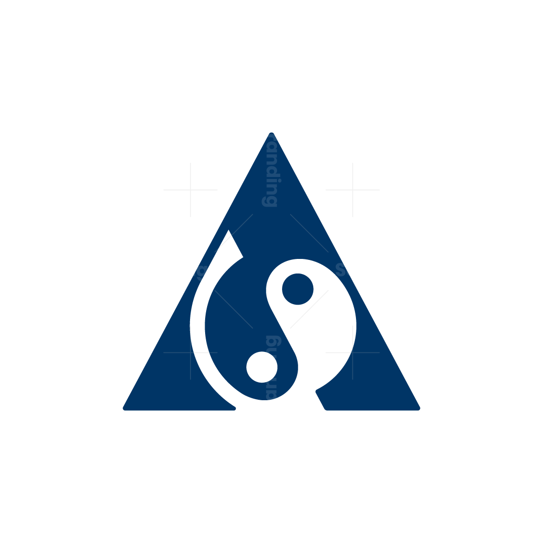 Letter A Yin Yang Logo With A Modern Look | Scalebranding
