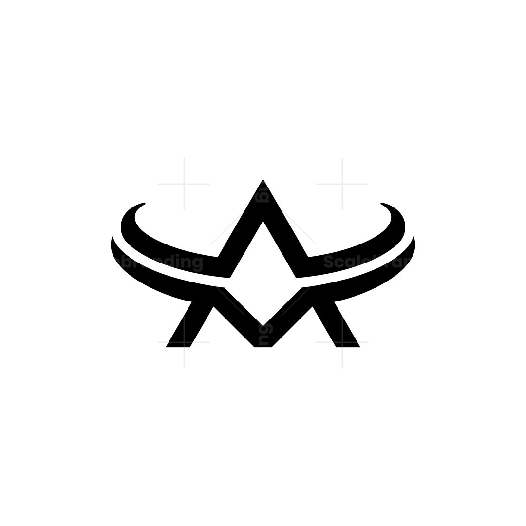 Letter AM MA Long Horn Logo | Scalebranding
