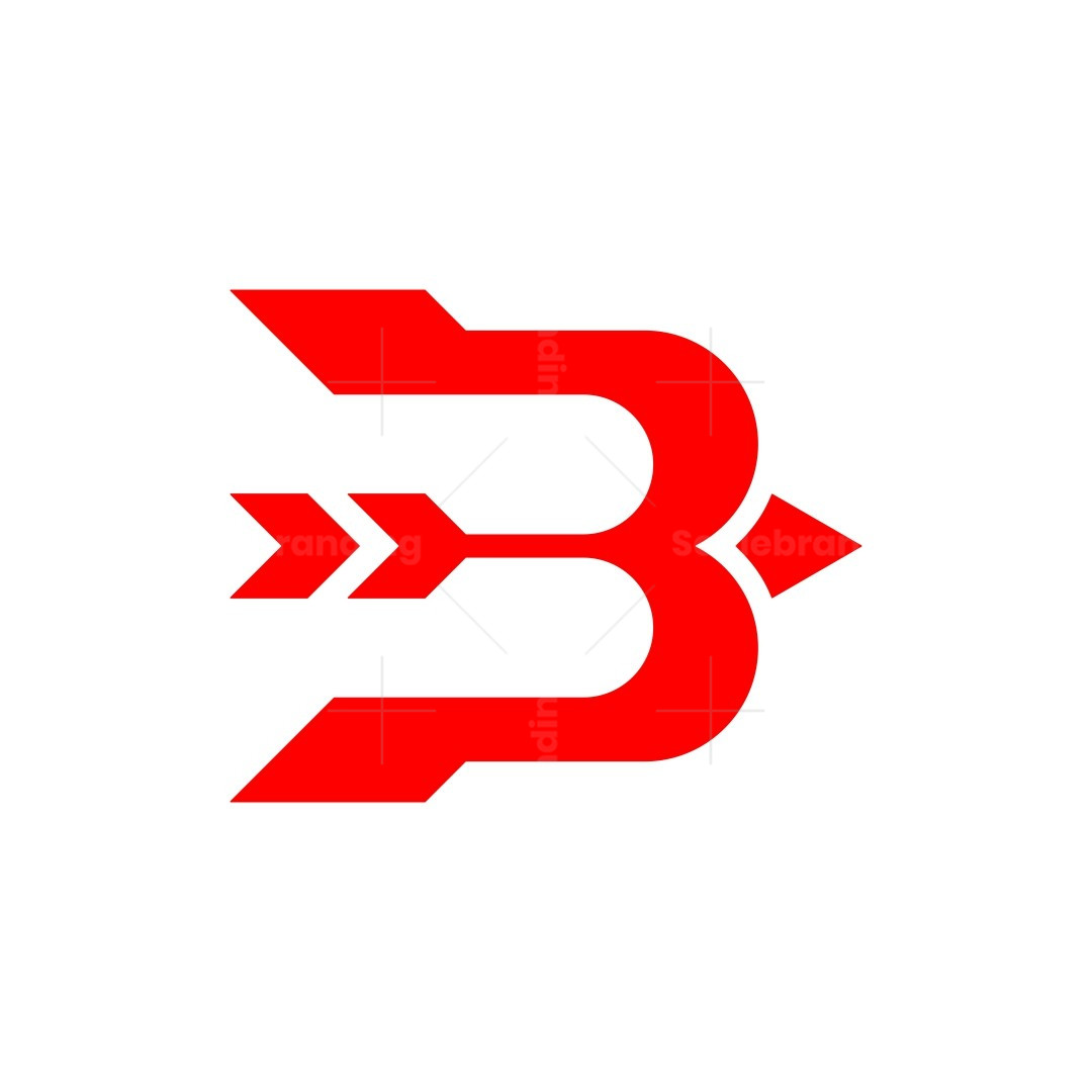 Letter B Arrow Logo | Scalebranding