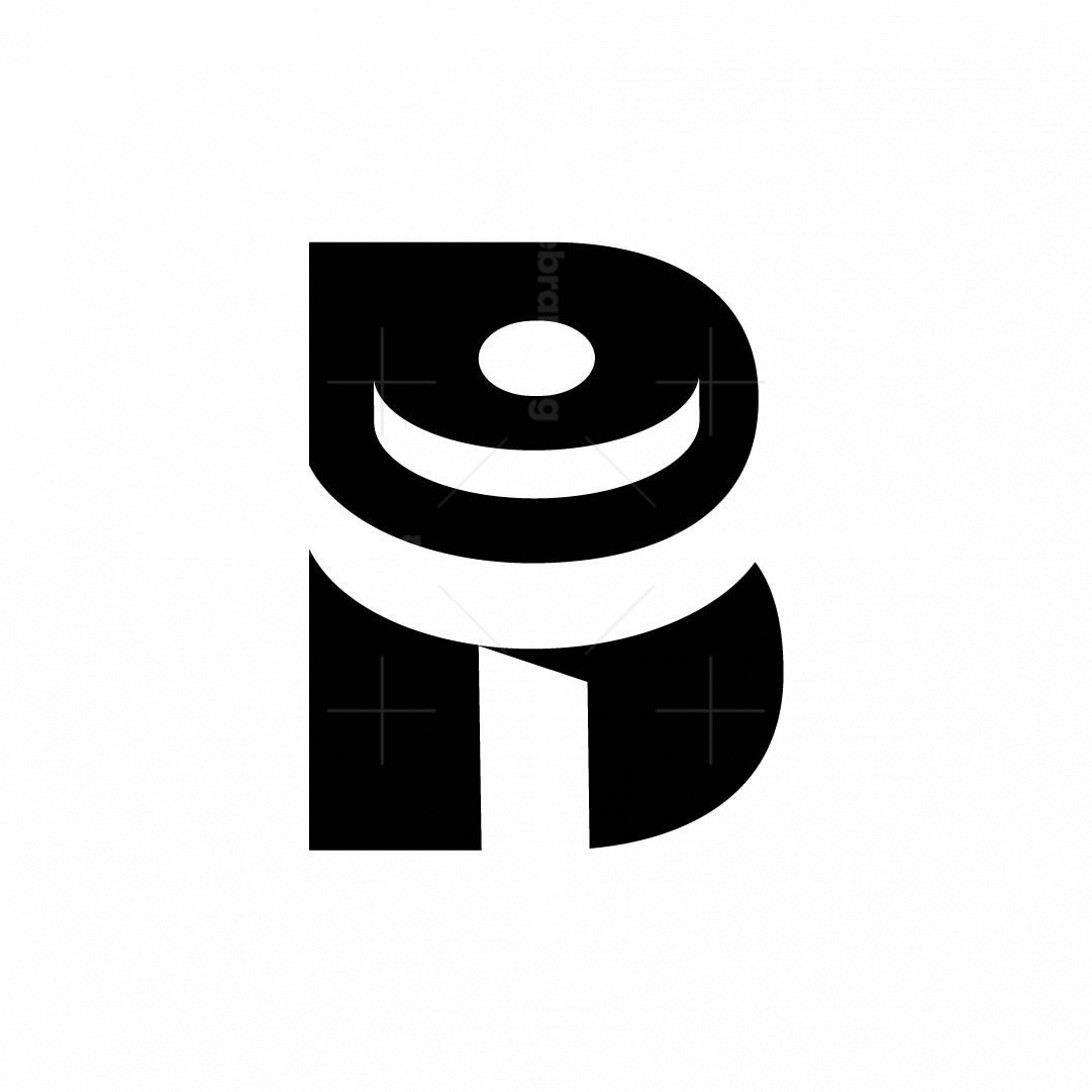 Letter B Barbell Top Logo | Scalebranding