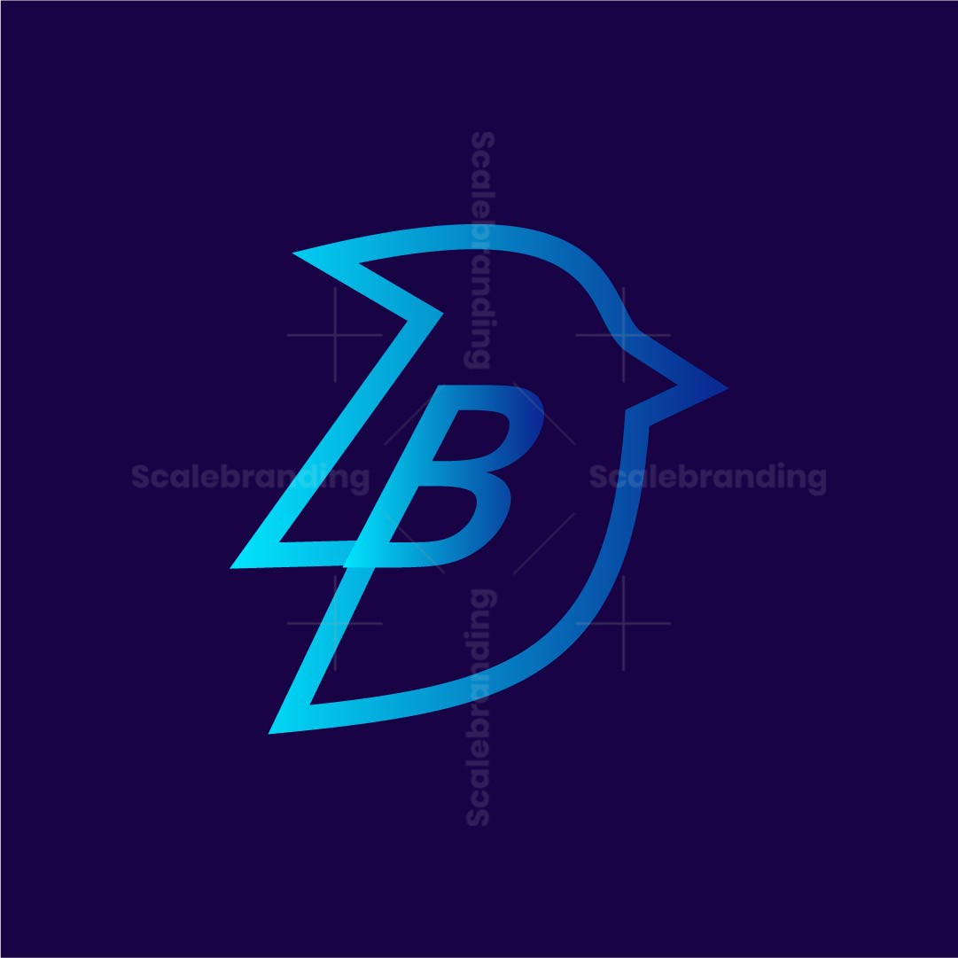 letter B bird logo | Scalebranding