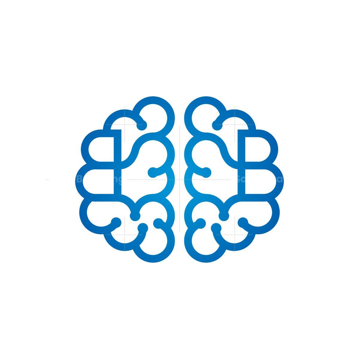 Letter B Brain Logo | Scalebranding