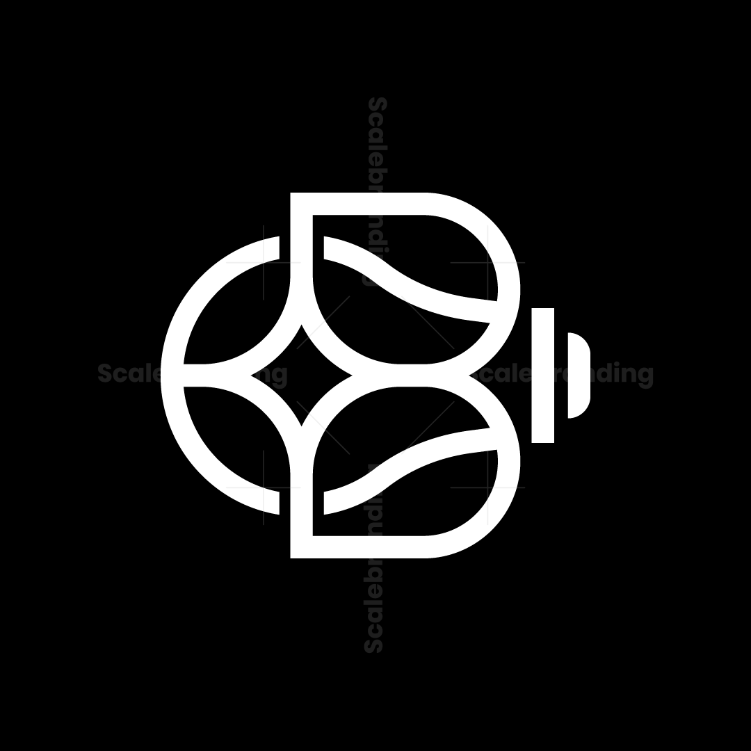 Letter B Bulb Logo With A Modern Look Logo | Scalebranding