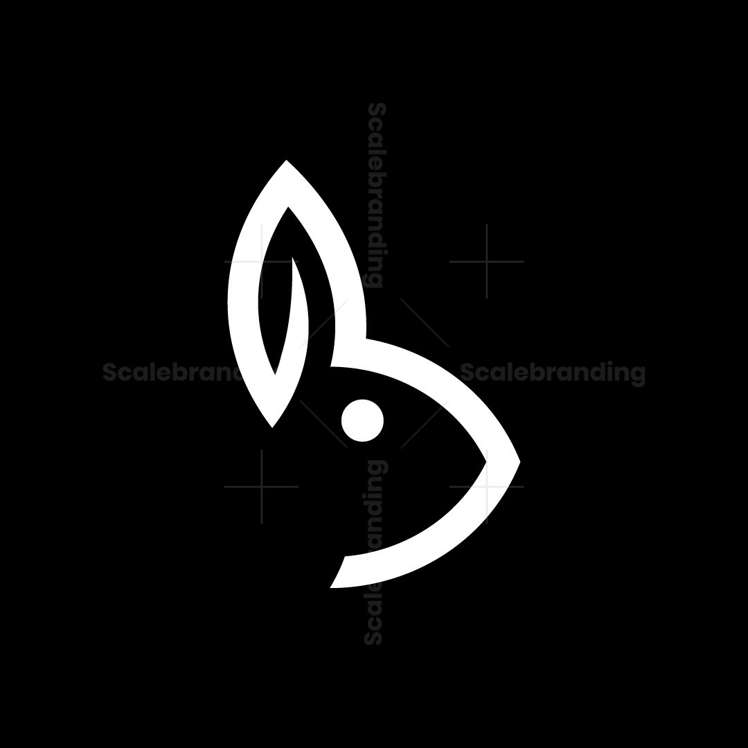 Letter B Bunny Logo | Scalebranding