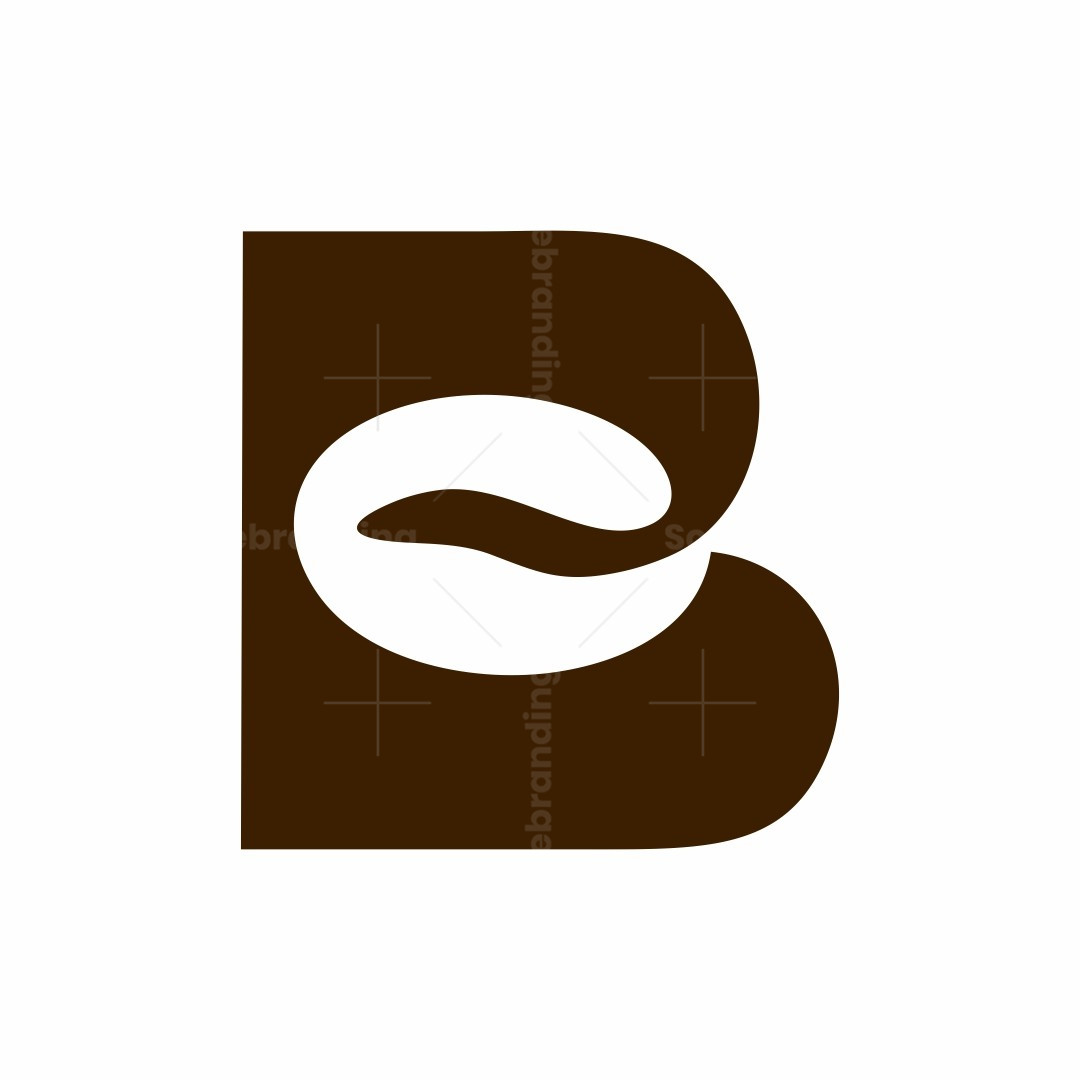 Letter B Coffee Bean Logo | Scalebranding