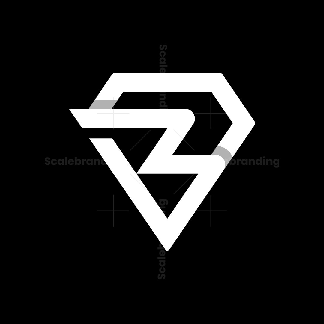 Letter B Diamond Logo | Scalebranding