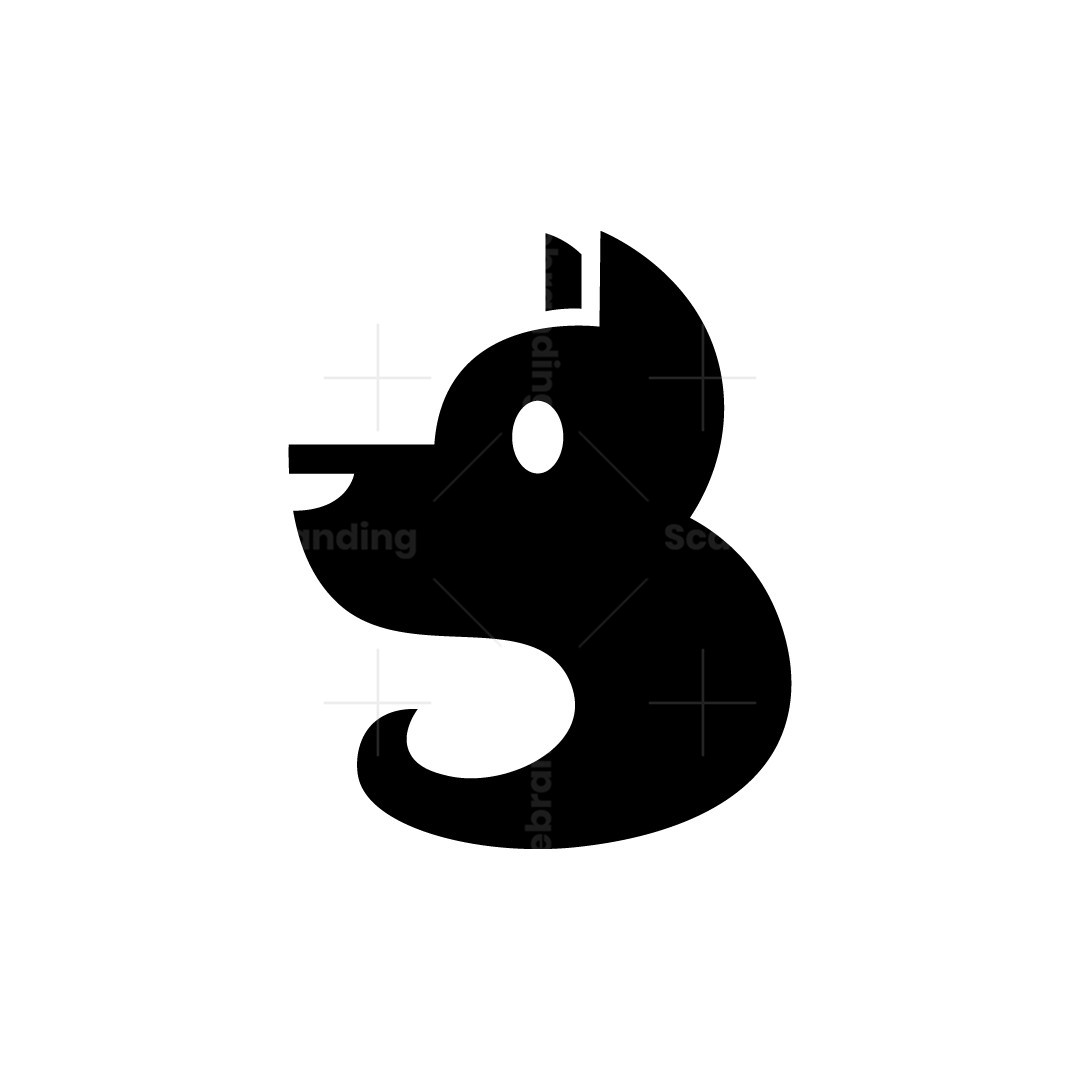 Letter B Dog Logo | Scalebranding