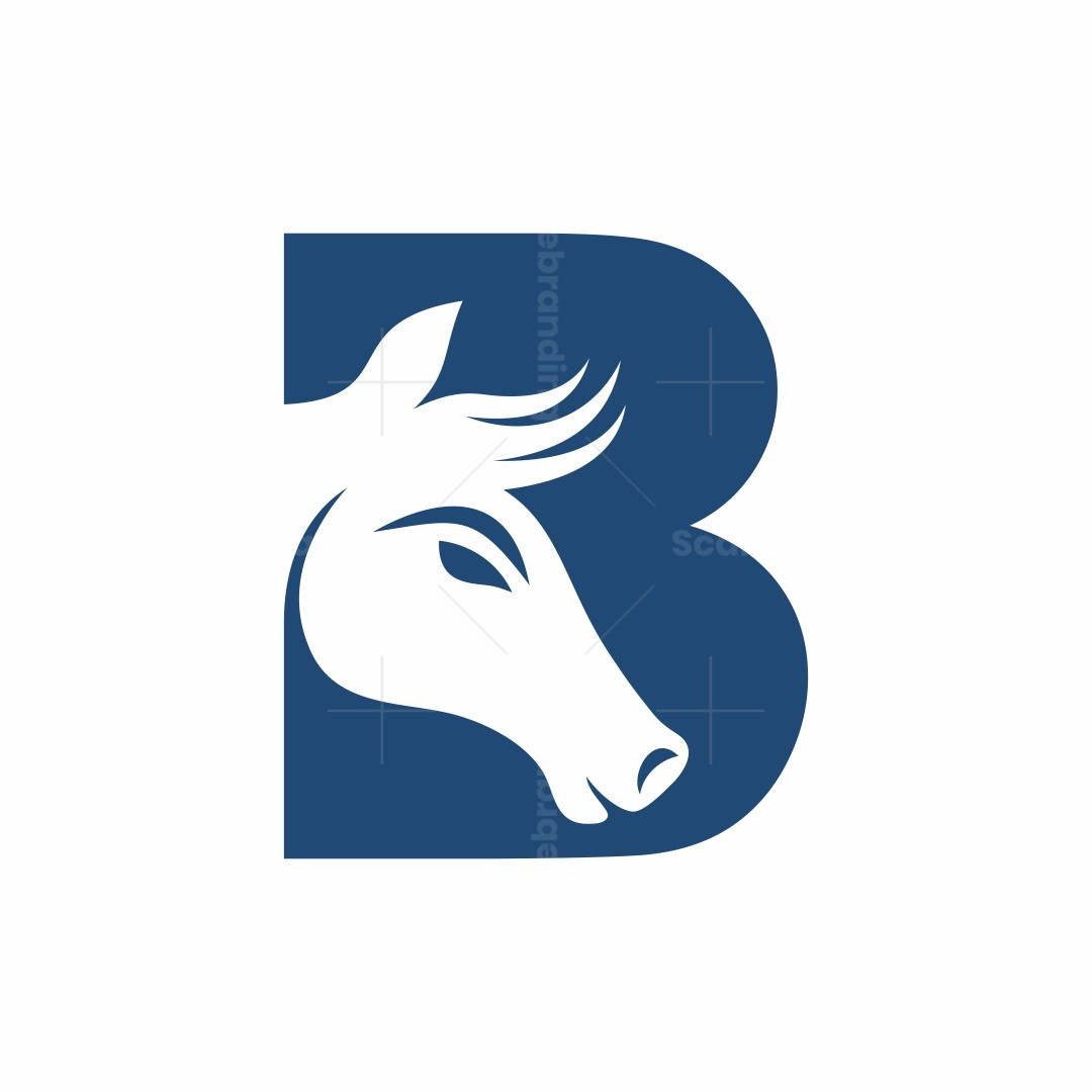 Letter B Horse Logo | Scalebranding