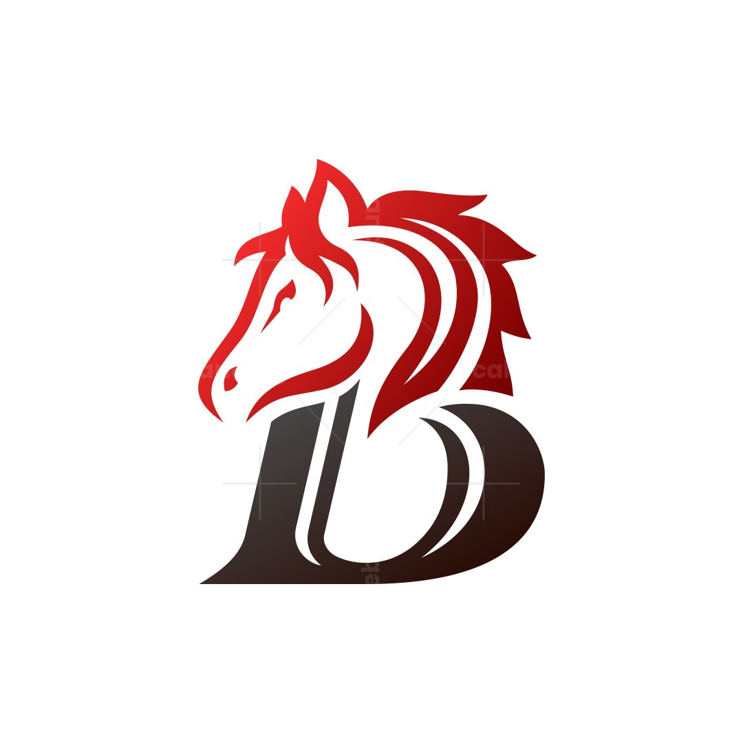Letter B Horse Logo | Scalebranding