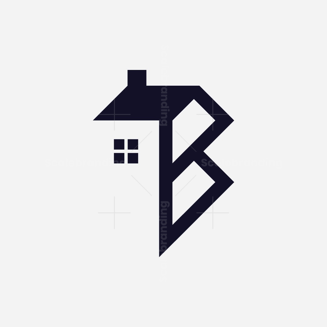 Letter B House Logo | Scalebranding