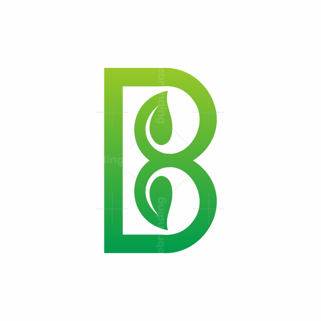 Letter B Leaf Logo | Scalebranding