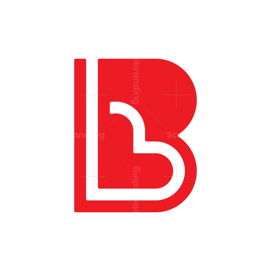 Letter B Love Logo | Scalebranding