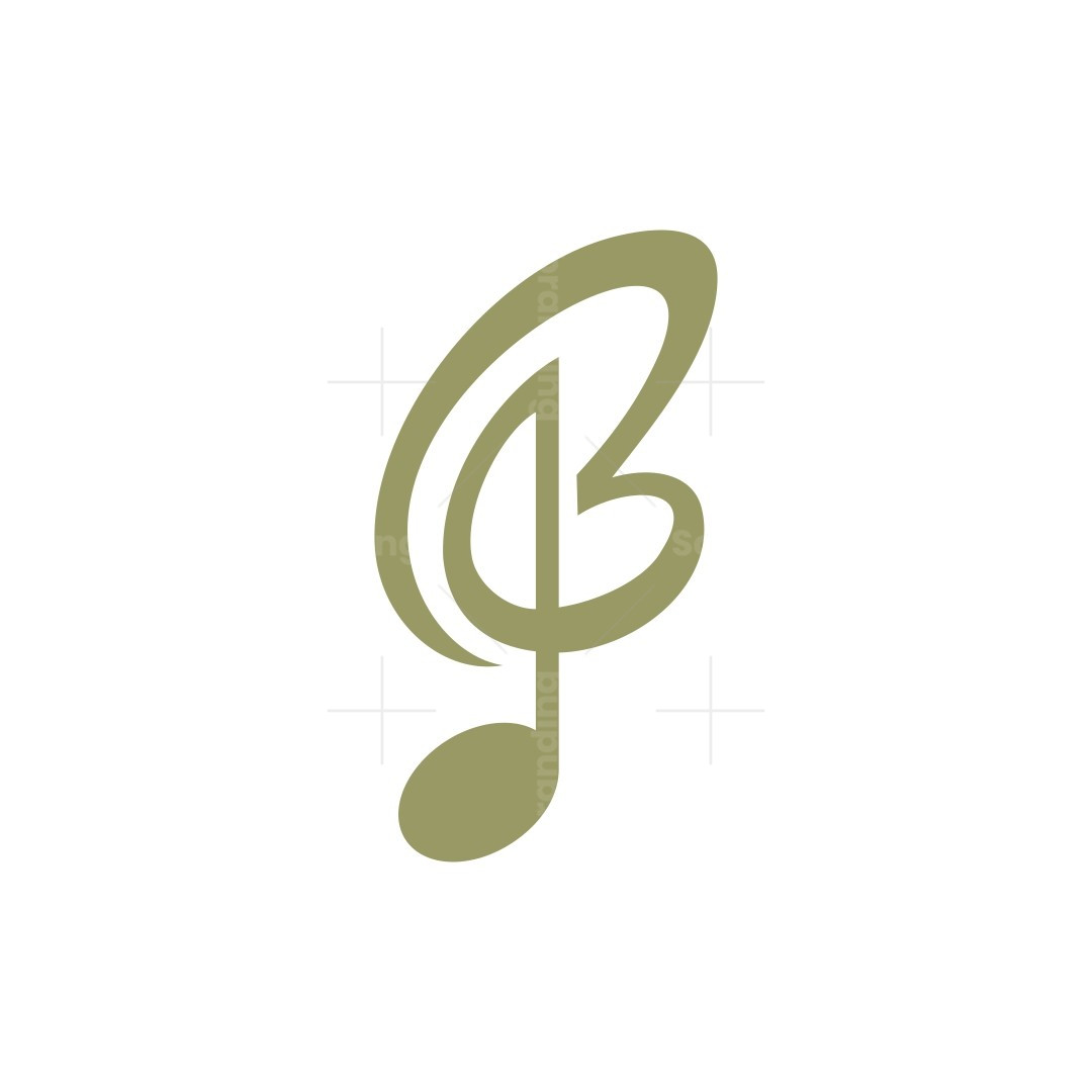 Letter B Music Note Logo | Scalebranding